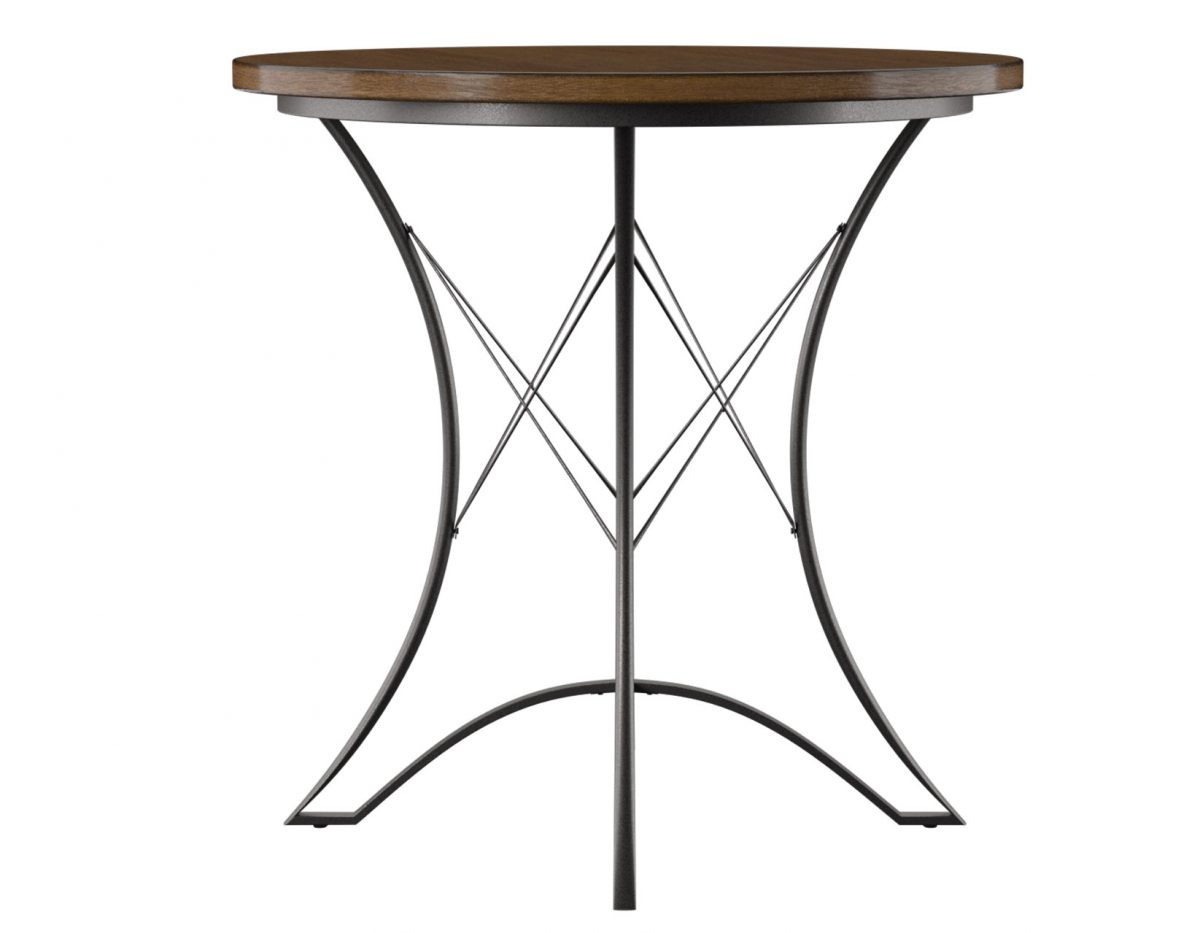 Canova 52-inch Round Gray Marble Top Dining Table - Steve Silver Company