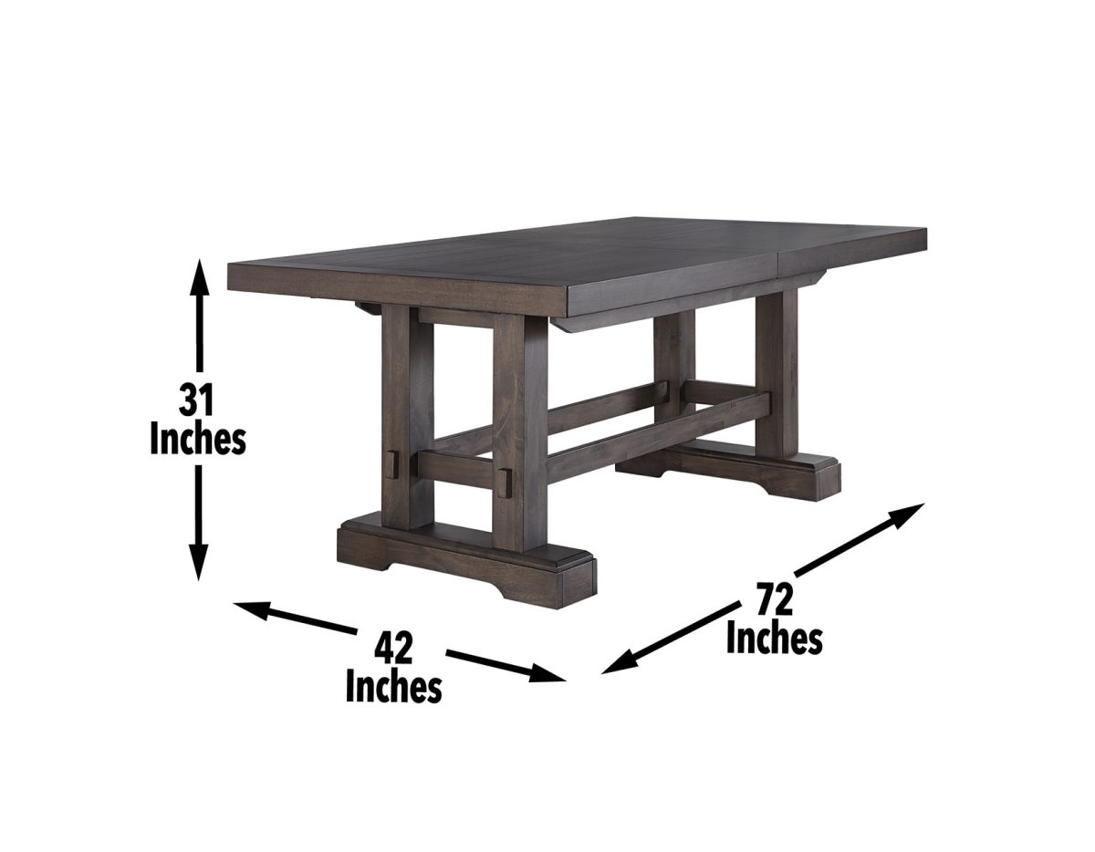 Napa 108-inch Dining Table with 2/18-inch Leaves - Steve Silver Company