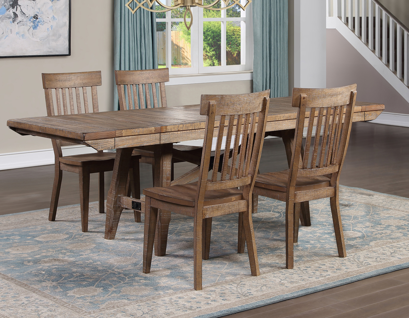 Riverdale 5-Piece Dining Set(Dining Table & 4 Side Chairs) - Steve ...