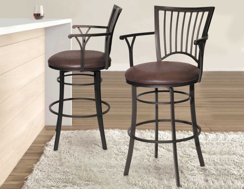 Bayview 30" Bar Stool, Swivel - Steve Silver Company