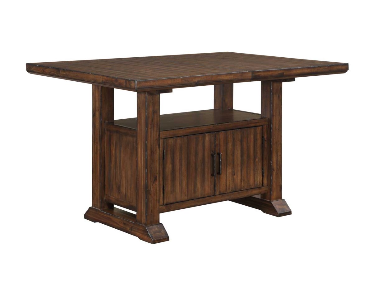 Auburn 60-80 inch Storage Counter Table - Steve Silver Company
