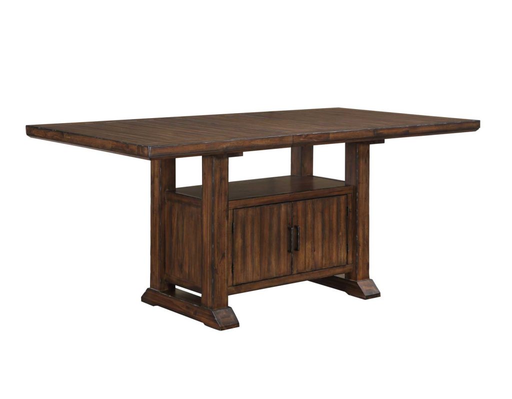 Auburn 60-80 inch Storage Counter Table - Steve Silver Company