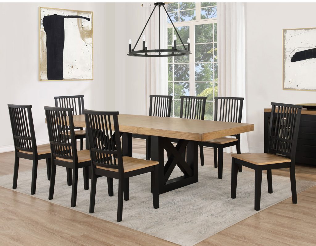 Magnolia 5-Piece 72-108-inch Dining Set - Steve Silver Company