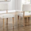 Colvin 5-Piece 52" Round White Marble Dining Set, Toffee Finish - Steve ...