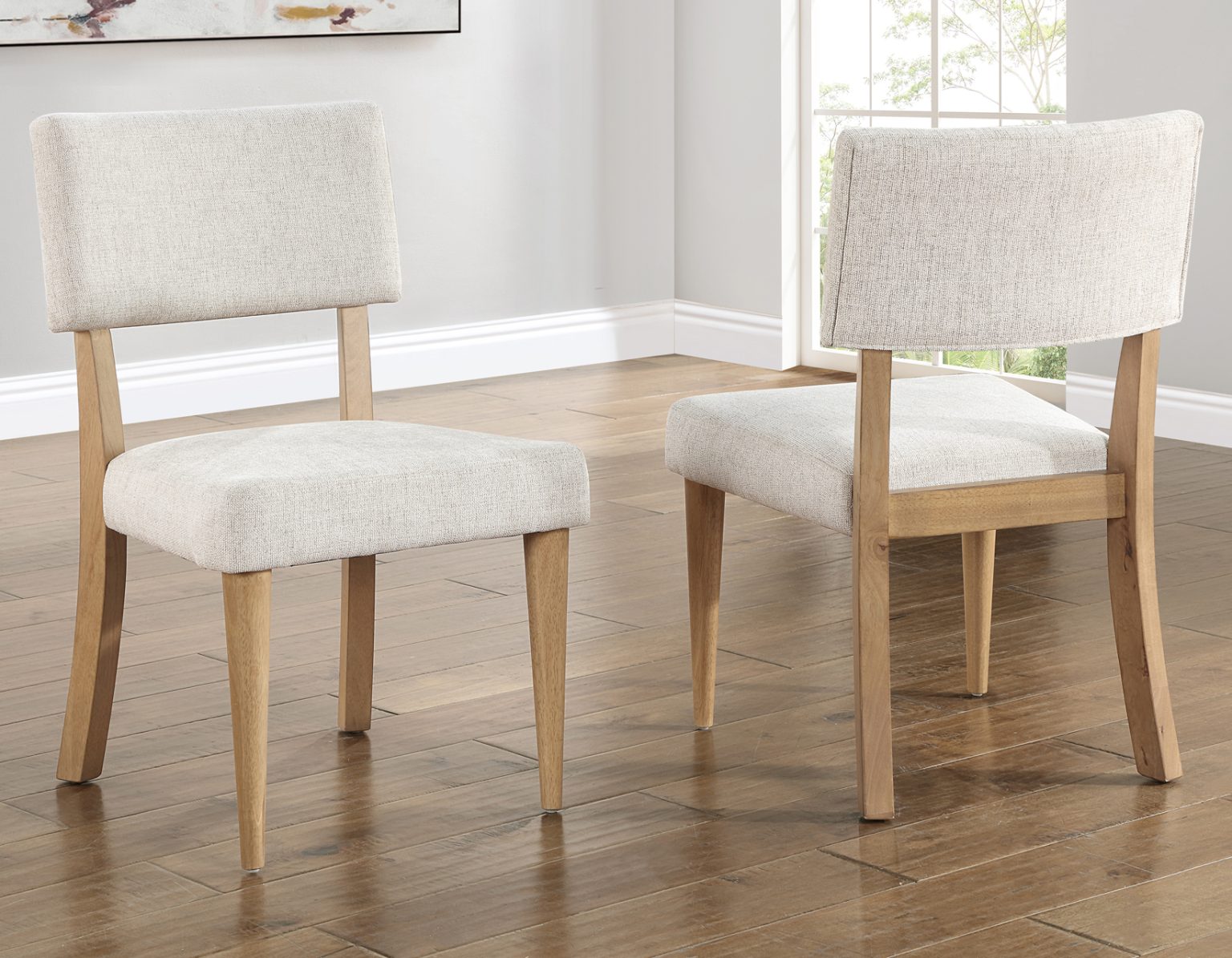 Colvin 5-Piece 52" Round White Marble Dining Set, Toffee Finish - Steve ...
