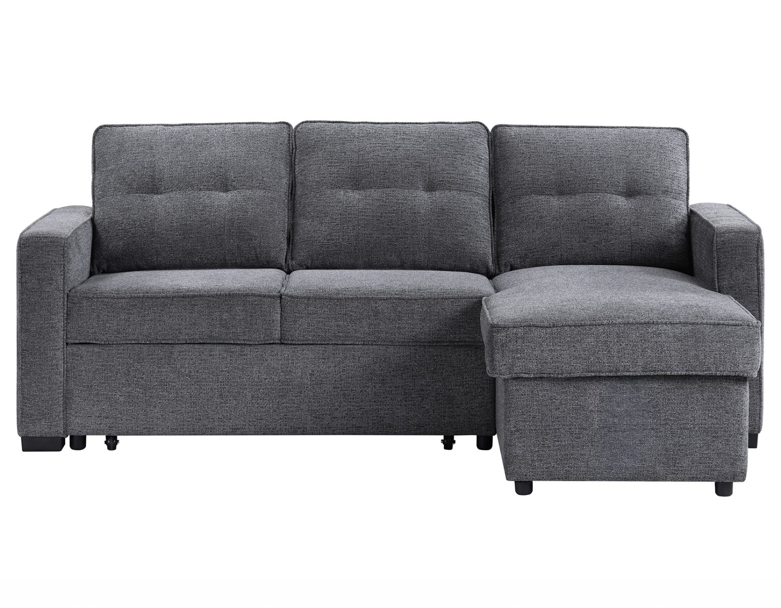 Noah Flippable, Convertible Storage Sleeper Chofa, Gray - Steve Silver ...