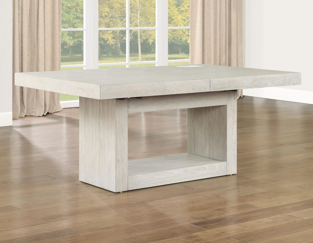 Garland 70 - 88-inch Table Top w/18-inch Leaf, Greige Finish - Steve ...